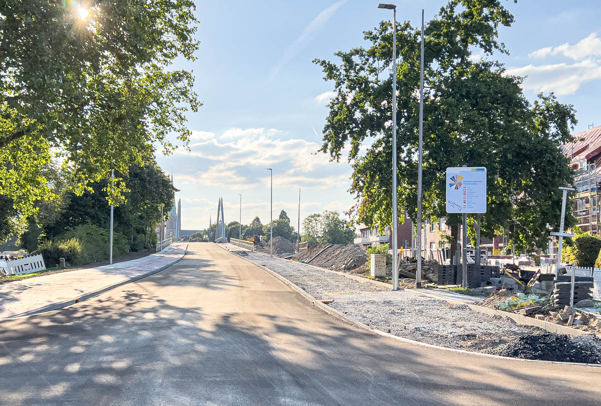 Freie Fahrt auf der Kanalbrücke Wolbecker Straße – Münster-Blick